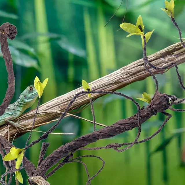 Crested Gecko Plants Artificial Vines For Reptile Tanks - Lifelike ...