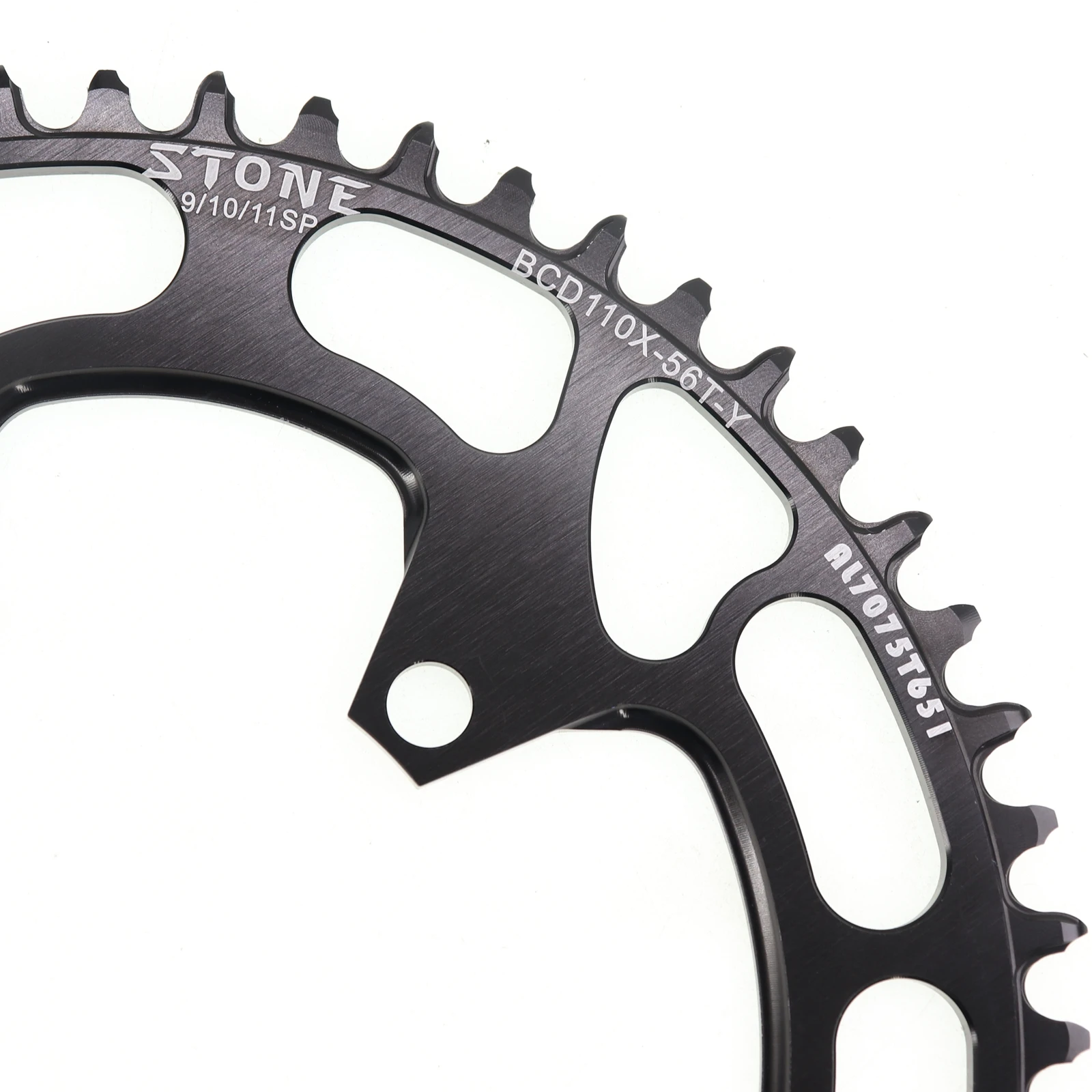 Stone Round Bike Chainring 110BCD for Shimano FC-5800 6800 4700 9000 ...