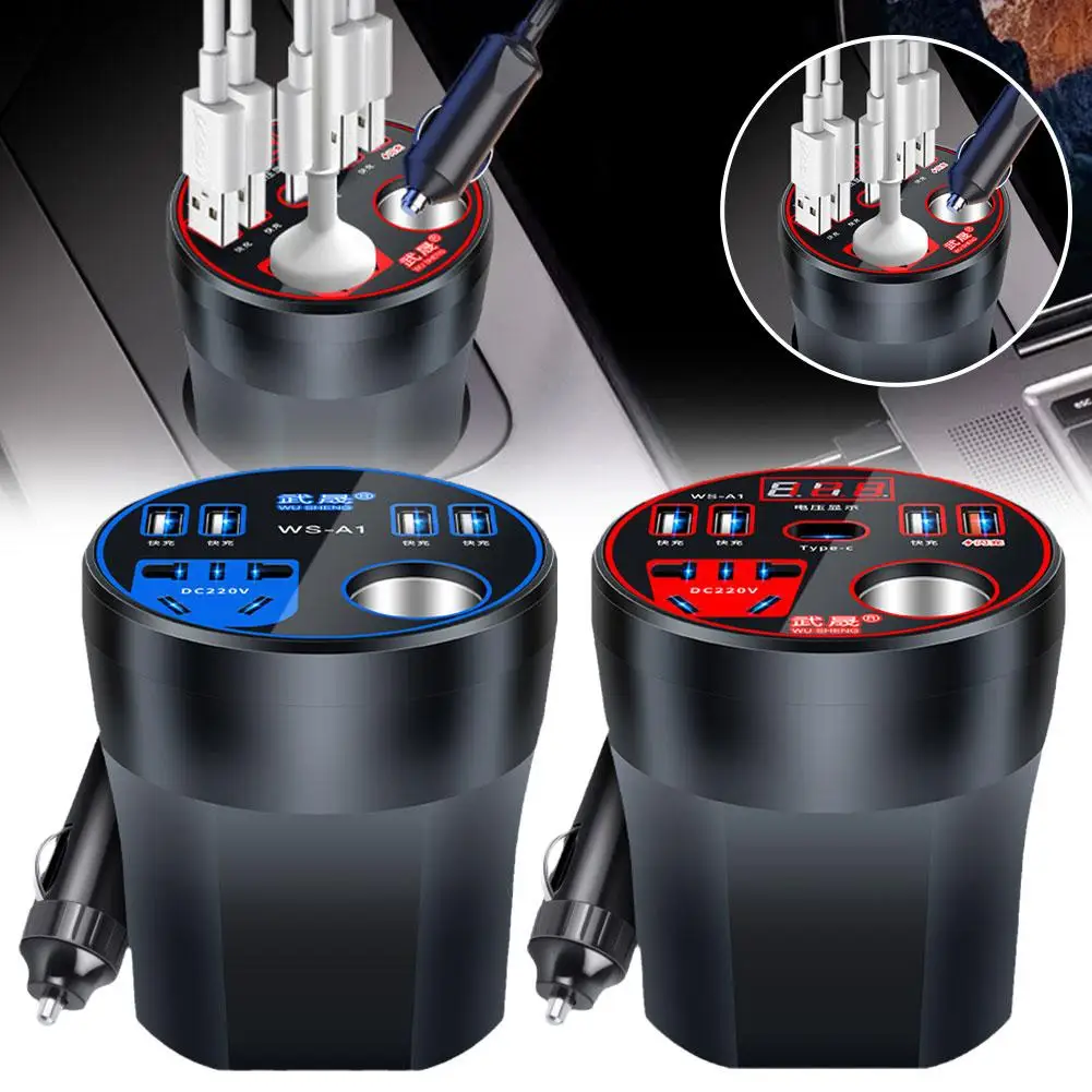 Car-Inverter-Vehicle-Mounted-Inverter-12V24V-To-220V-Power-Socket ...