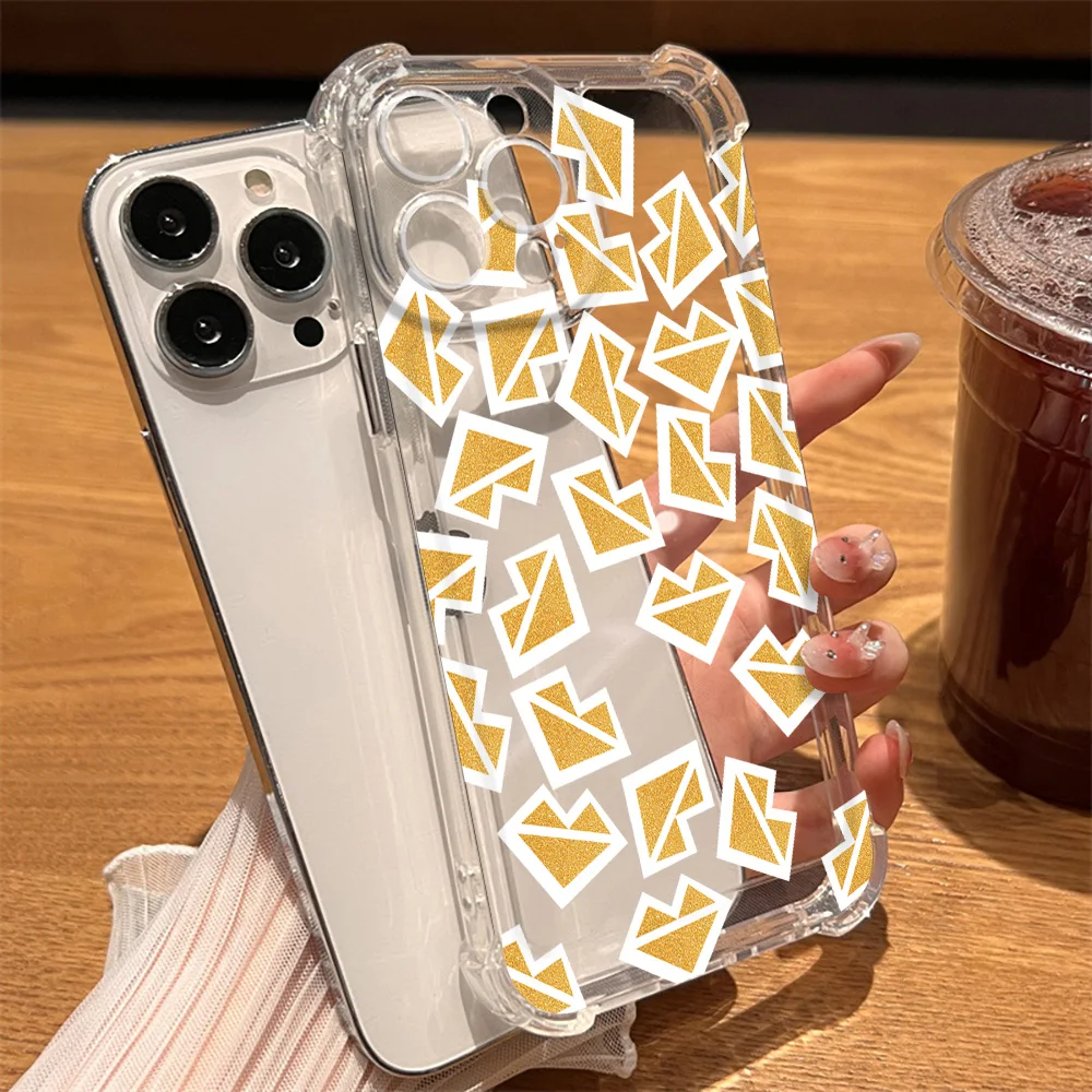 Geometry-Phone-Case-for-iPhone-15-11-7-8-Plus-SE-XR-XSMax-Clear-Cover ...