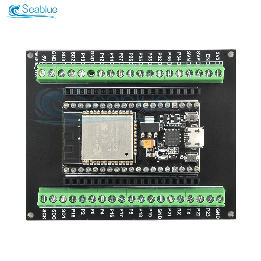 Placa-de-desarrollo-ESP32-GPIO-1-en-2-para-38-Pines-ESP-32S-ESP32-placa ...