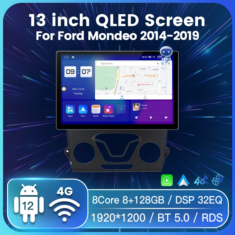 NaviFly-13inch-Big-Screen-Car-Multimedia-Player-Intelligent-System-For ...