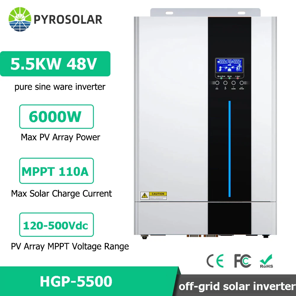5-5KW-Hybrid-Solar-Inverter-220V-48V-Pure-Sine-Wave-Inverter-Build-in ...