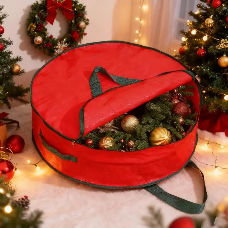 Christmas Decorations Storage Bag Round Large Capacity Christmas Tree ...
