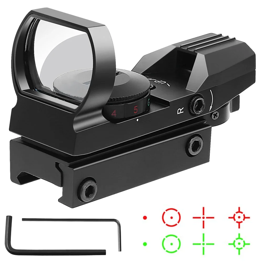 Tactical-Riflescope-Hunting-Optics-Red-Green-Projected-Dot-Sight-Reflex ...