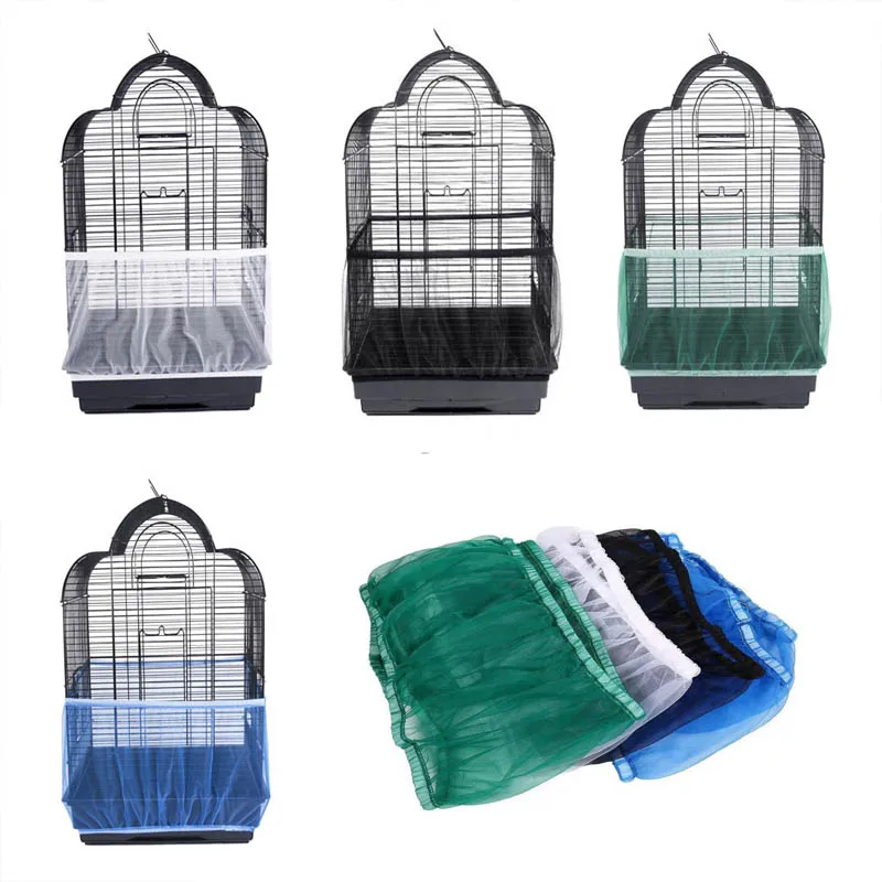 Birdcage Cover Nylon Mesh Bird Parrot Cover Dust Blocking Breathable ...