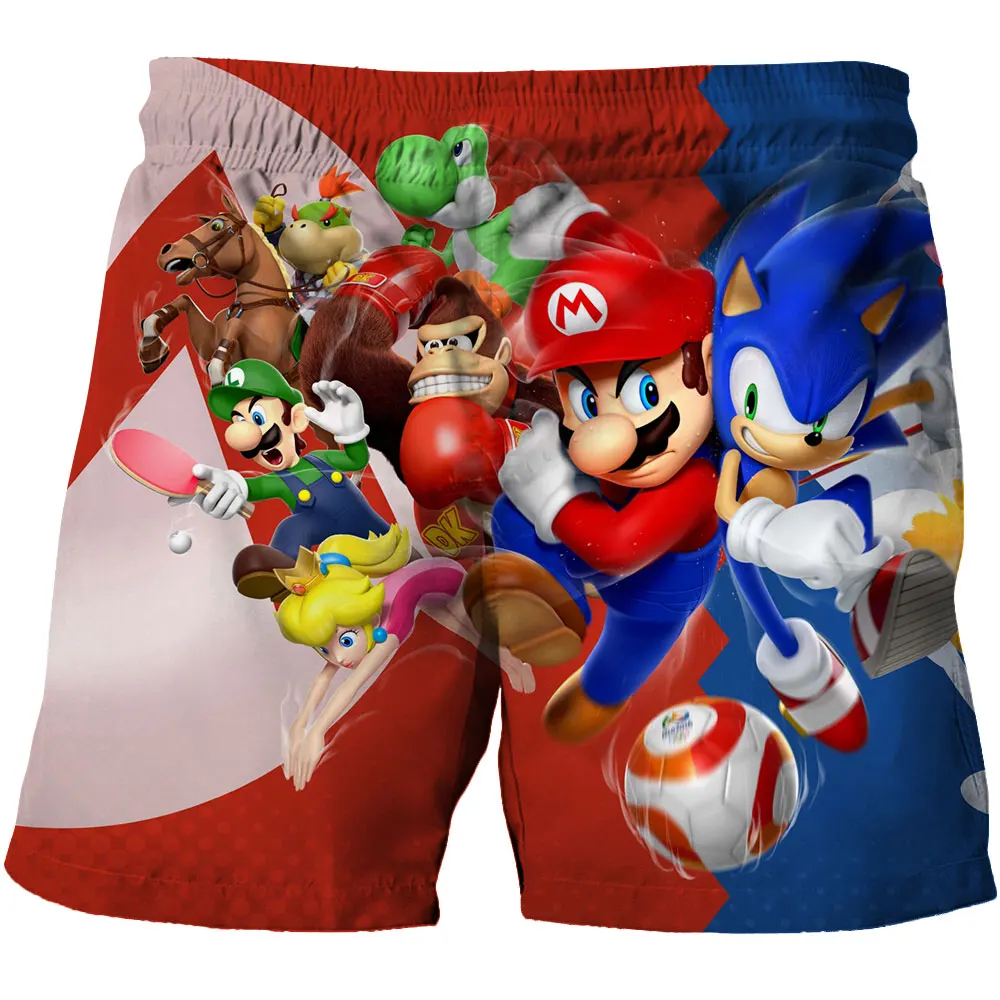 Beach-pants-for-children-4-14Y-Sonic-The-Hedgehog-shorts-pants-Girls ...