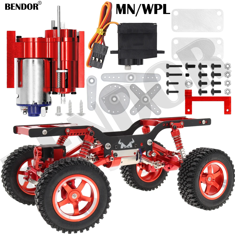 WPL-C14-C24-B14-B16-B36-MN-D90-D91-MN99S-RC-Car-Metal-Transmission ...