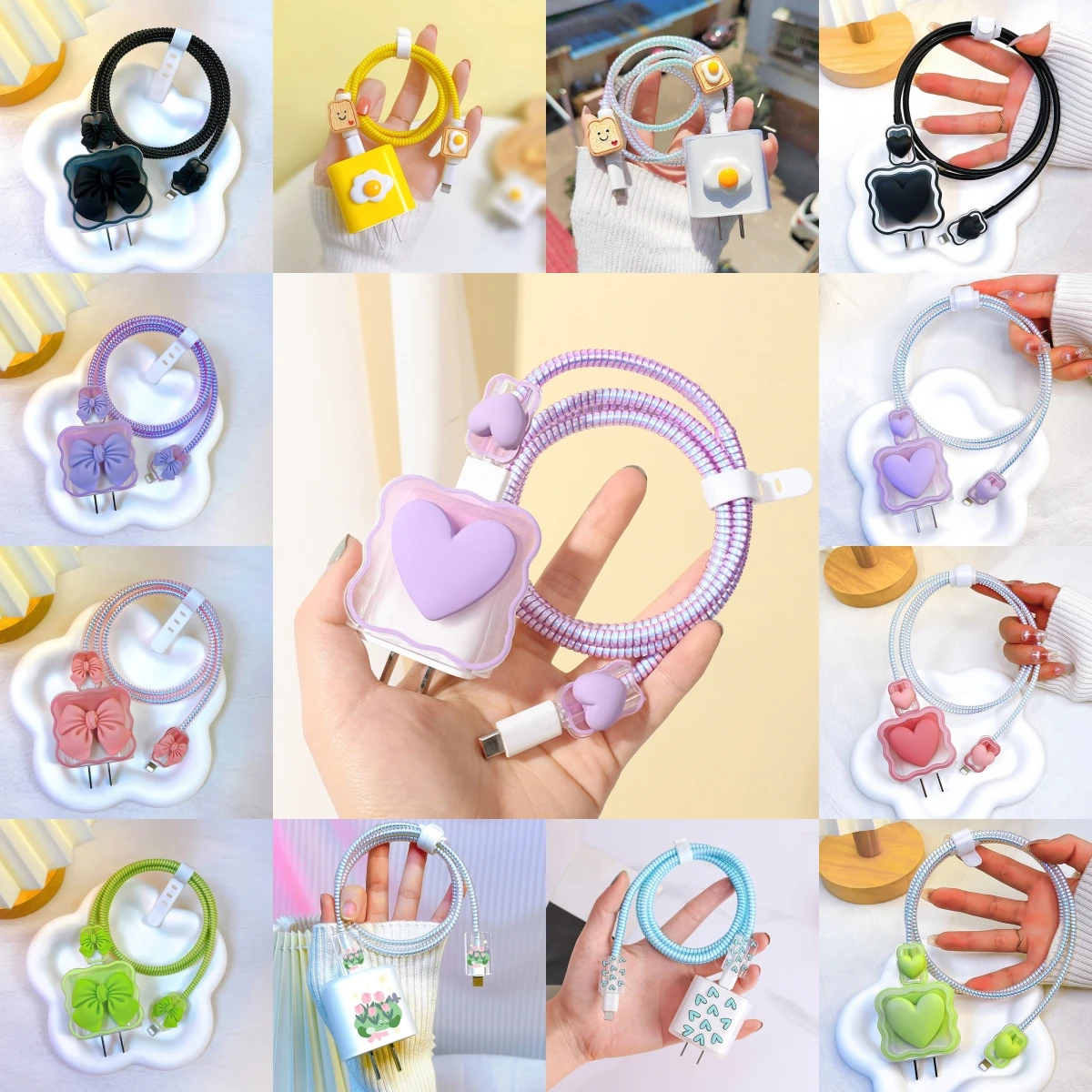 Multi-style 3D Charger Protecter Case For Apple 18W 20W Charger Adapter ...