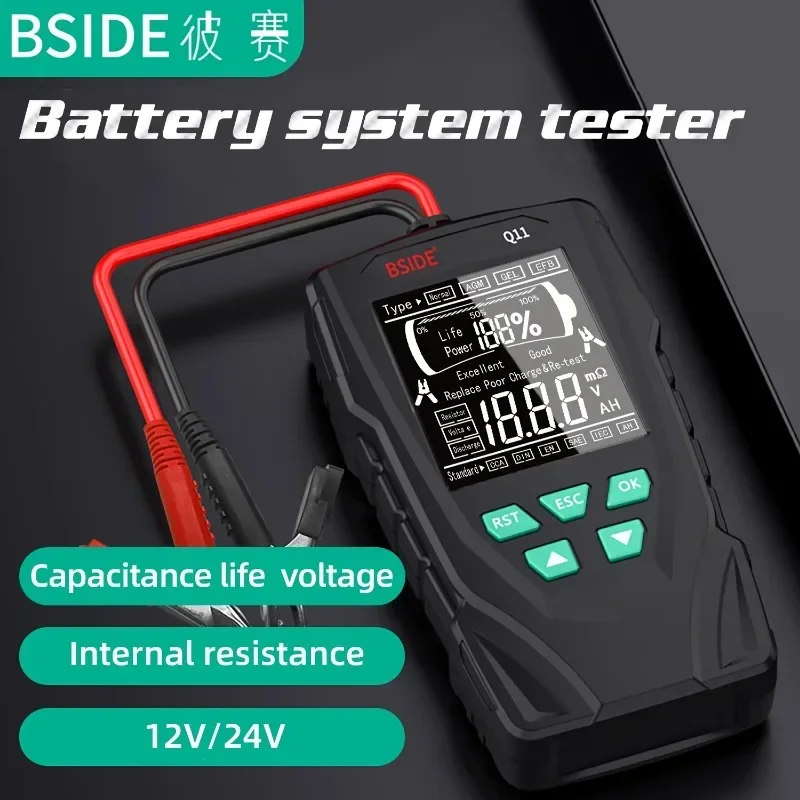 NEW-Car-Battery-Tester-Professional-12V-24V-Digital-Checker-Automatic ...