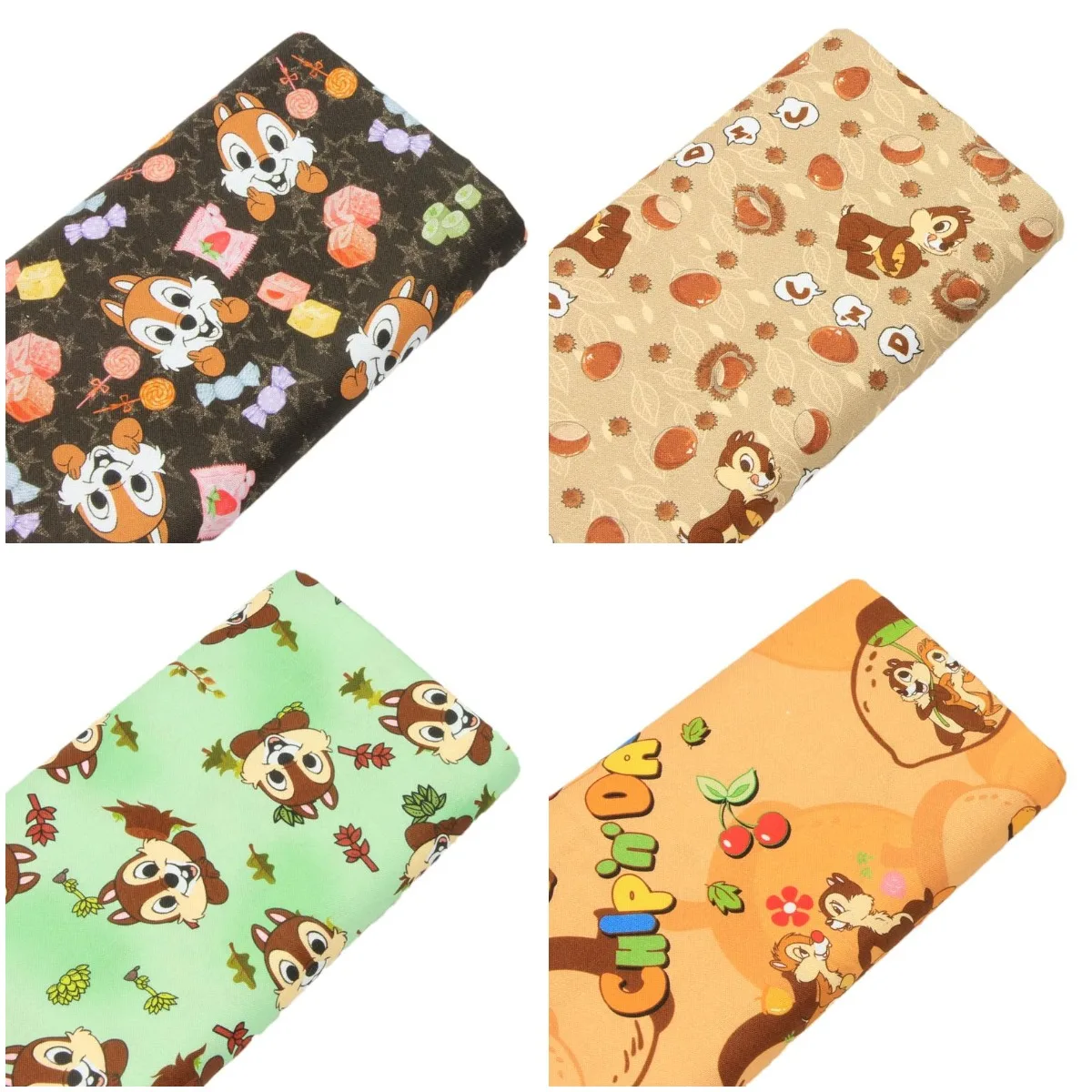Tela de Disney con estampado de dibujos animados, tejido 100% algodón ...