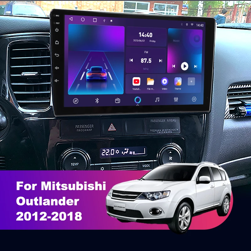 Android-12-Car-Radio-For-Mitsubishi-Outlander-3-2012-2013-2014-2015 ...