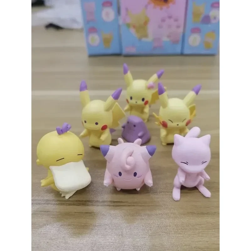 Juguete-de-c-psula-de-Pok-mon-Gashapon-Pikachu-Pichu-Ditto-Igglybuff ...