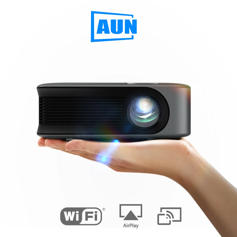 AUN A30C MINI Projector Smart TV WIFI Portable Home Theater Cinema Sync ...