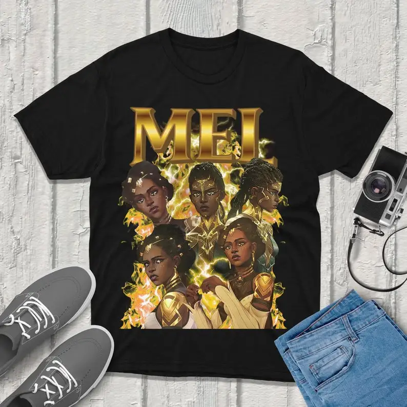 Camiseta-Mel-Arcane-ropa-de-calle-Vintage-Unisex-ropa-de-Anime-fanmerch ...