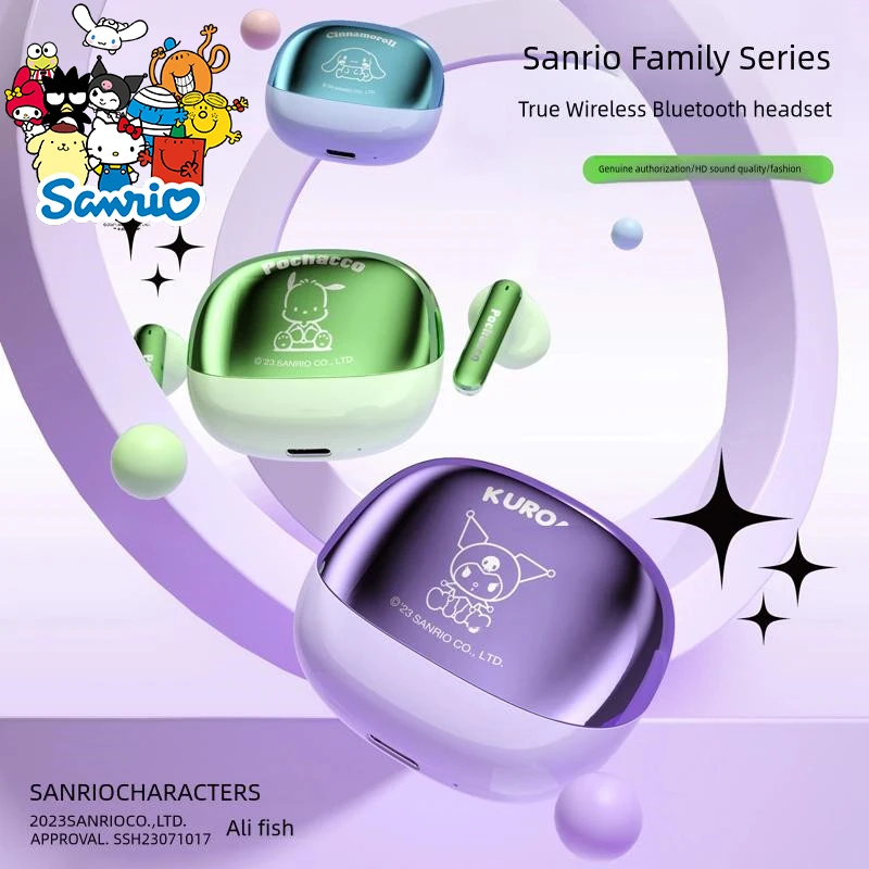 Sanrio-Cinnamoroll-Bluetooth-Earphones-Kuromi-Ture-Wireless-Headset ...