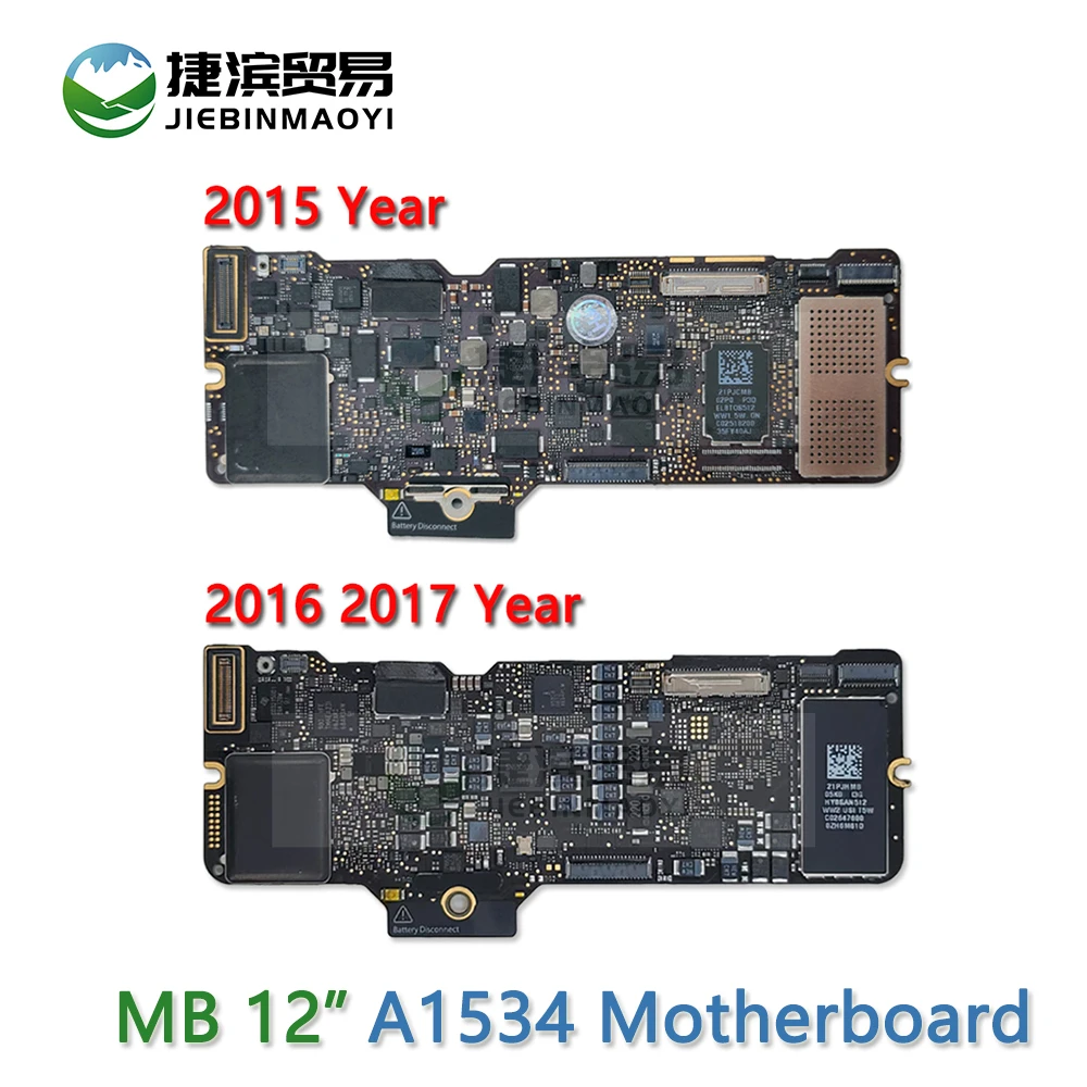 Laptop A1534 Motherboard for Apple MacBook 12 inch Retina Logic Board ...