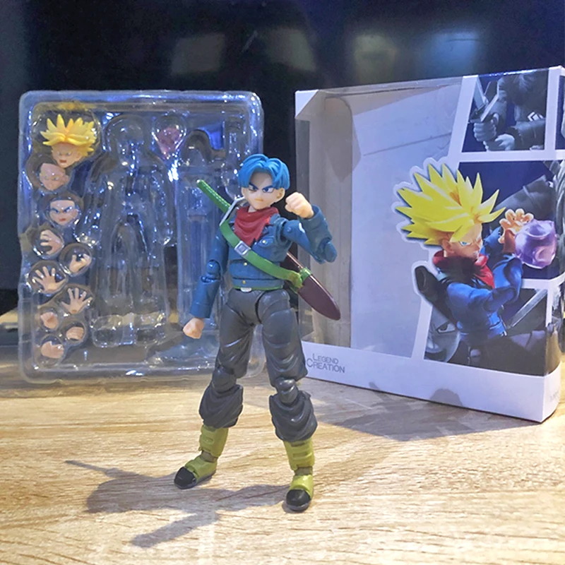 SHFiguarts Dragon Ball Z Trunk Super Saiyan Son Goku ruchome pcv ...