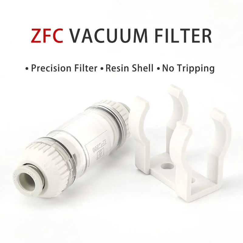 ZFC-Pneumatic-Vacuum-Filter-In-Line-Removable-Fiber-Element-For-Air ...