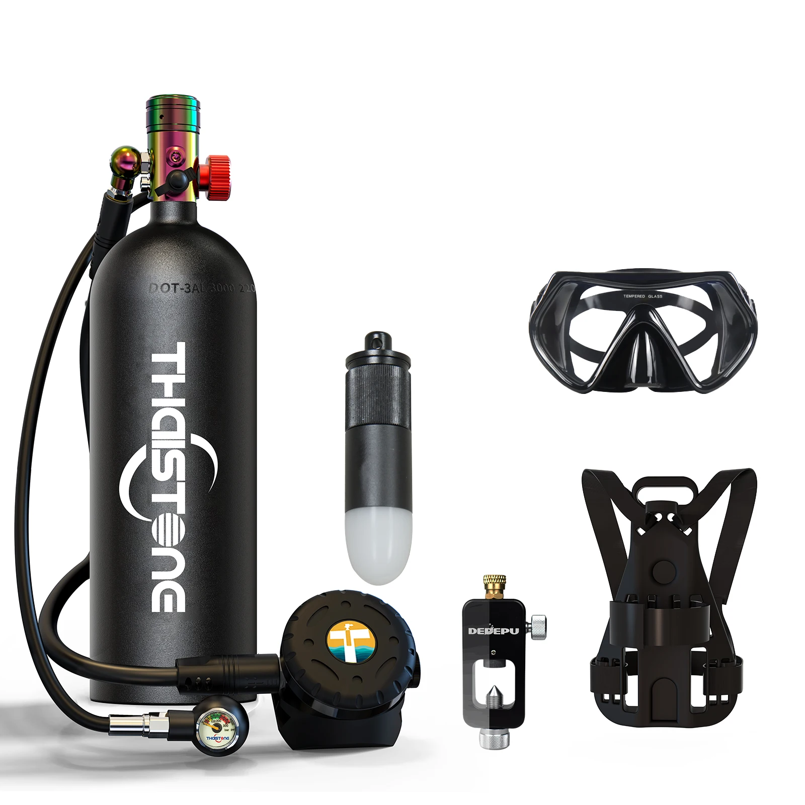 TAIITONEE-Scuba-Tank-2-3L-Capacity-Equipment-Specialized-Scuba-Tank ...