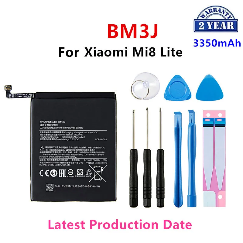 Brand-New-BM3J-3350mAh-Battery-For-Xiaomi-8-Lite-MI8-Lite-BM3J-High ...