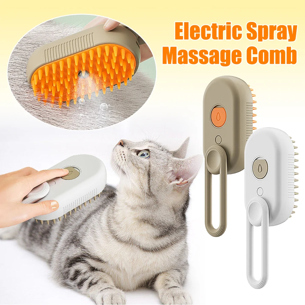 3-in-1-Steamy-Cat-Brush-Electric-Anti-splashing-Cat-Brush-with-Steam ...