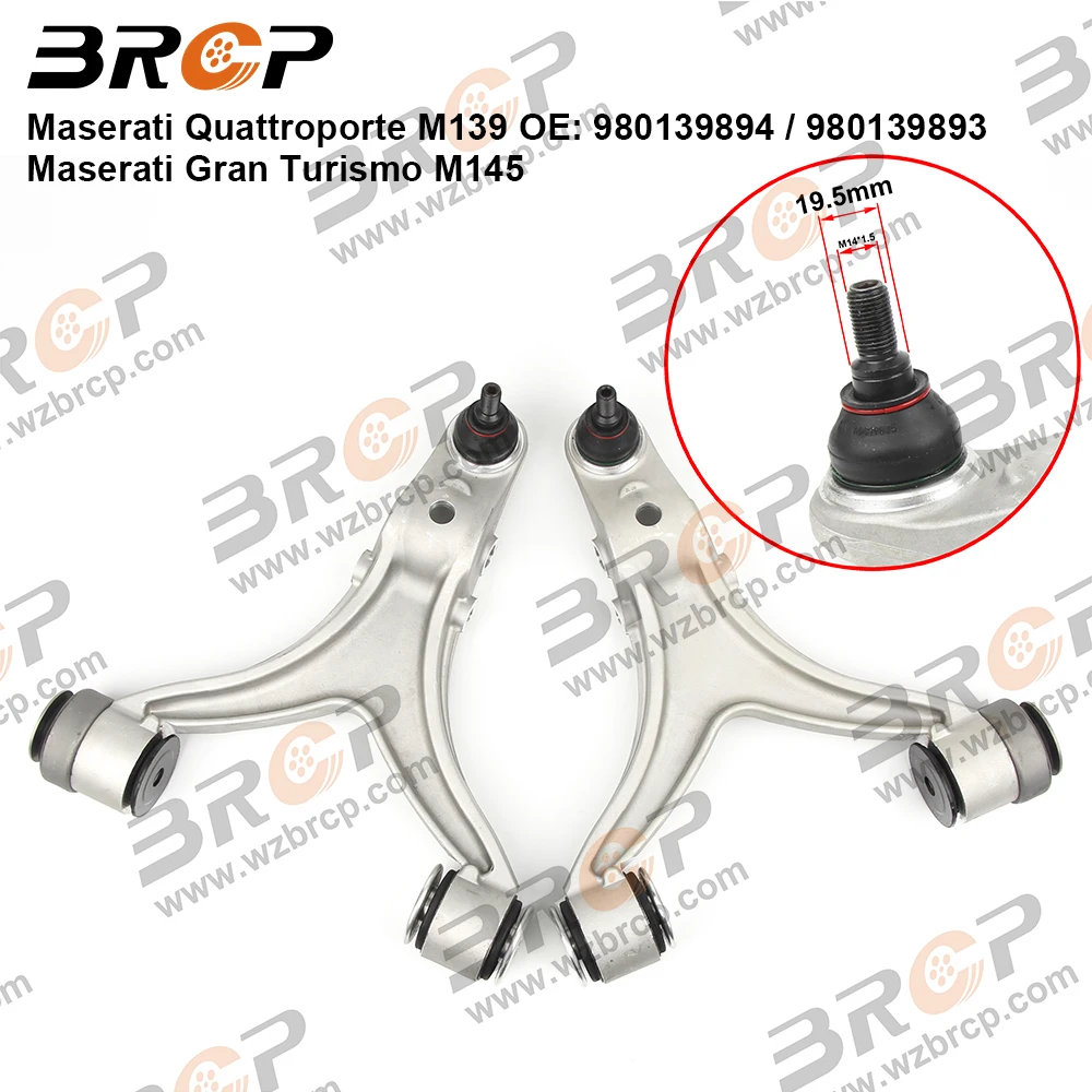BRCP-Pair-Front-Lower-Suspension-Control-Arm-For-Maserati-Quattroporte ...