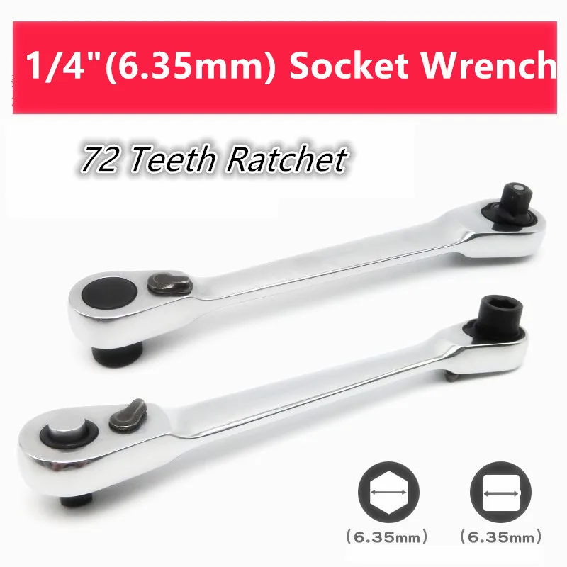 1-4-inch-2-In-1-Dual-Head-Quick-Socket-Portable-Wrench-Rob-72-Teeth ...