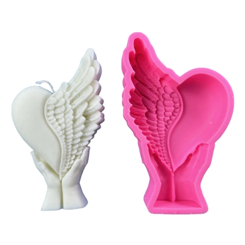 Hands-Holding-Heart-Wing-Silicone-Moulds-Heart-Molds-Resin-Castings ...