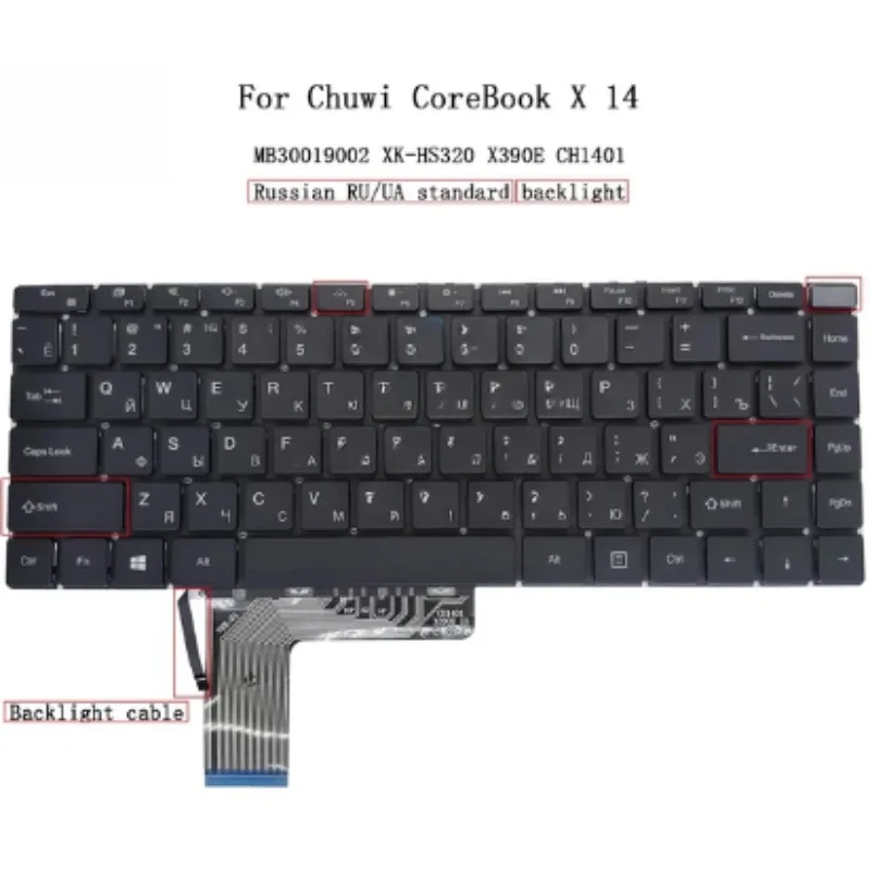 Teclado-retroiluminado-para-Chuwi-GemiBook-Pro-14-CWI529-CoreBook-X-14 ...