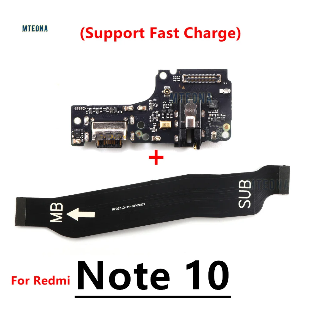 For-Redmi-Note-10-USB-Dock-Charger-Port-Charging-Flex-Cable-Microphone ...
