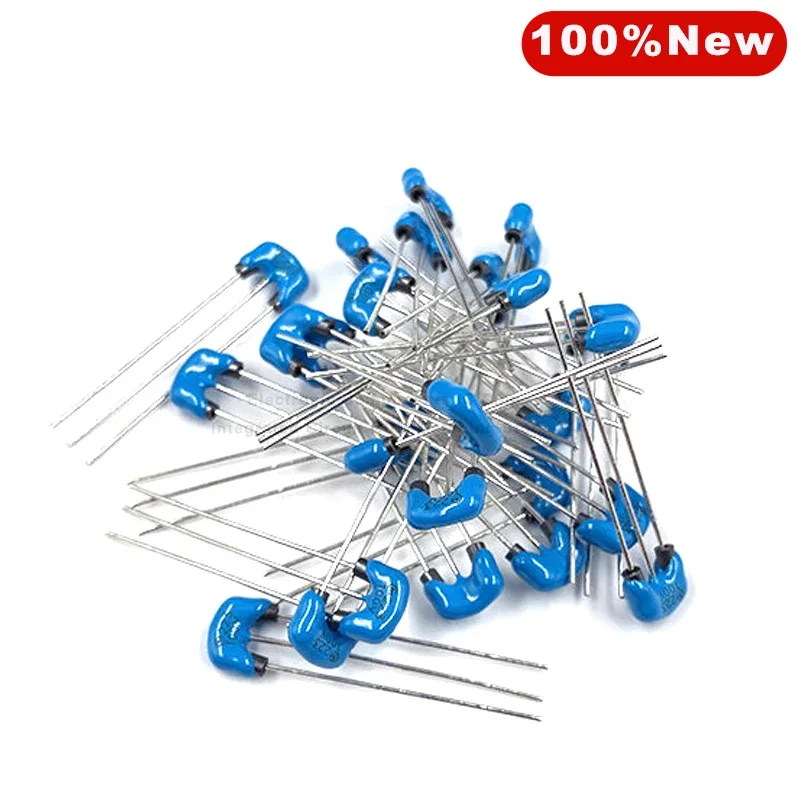 50PCS/lot 100V 100pF 6A Three-terminal filter capacitor ...
