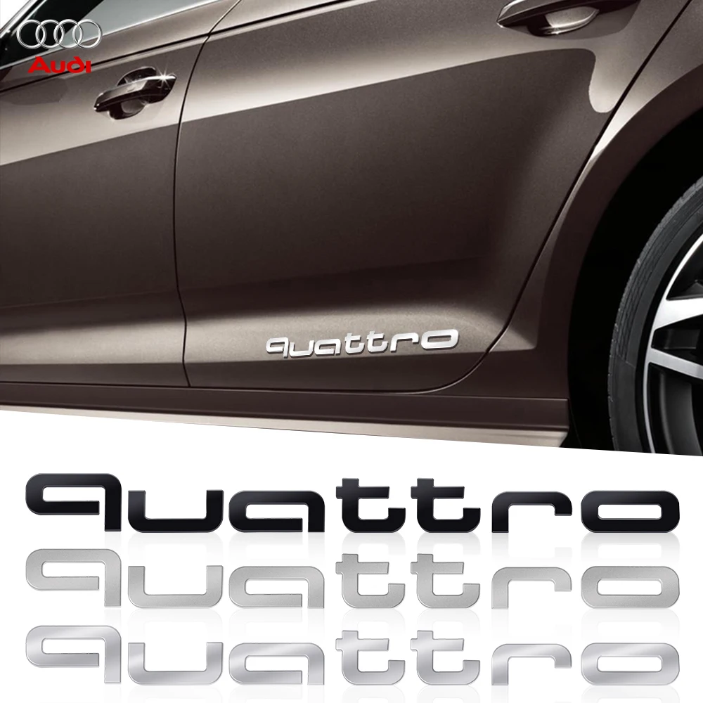 3D-ABS-Quattro-Emblem-Car-Body-Rear-Trunk-Decoration-Sticker-for-Audi-S ...