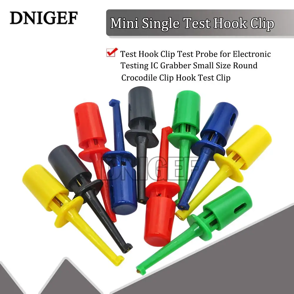 10-PCS-Mini-Single-Test-Hook-Clip-Test-Probe-for-Electronic-Testing-IC ...