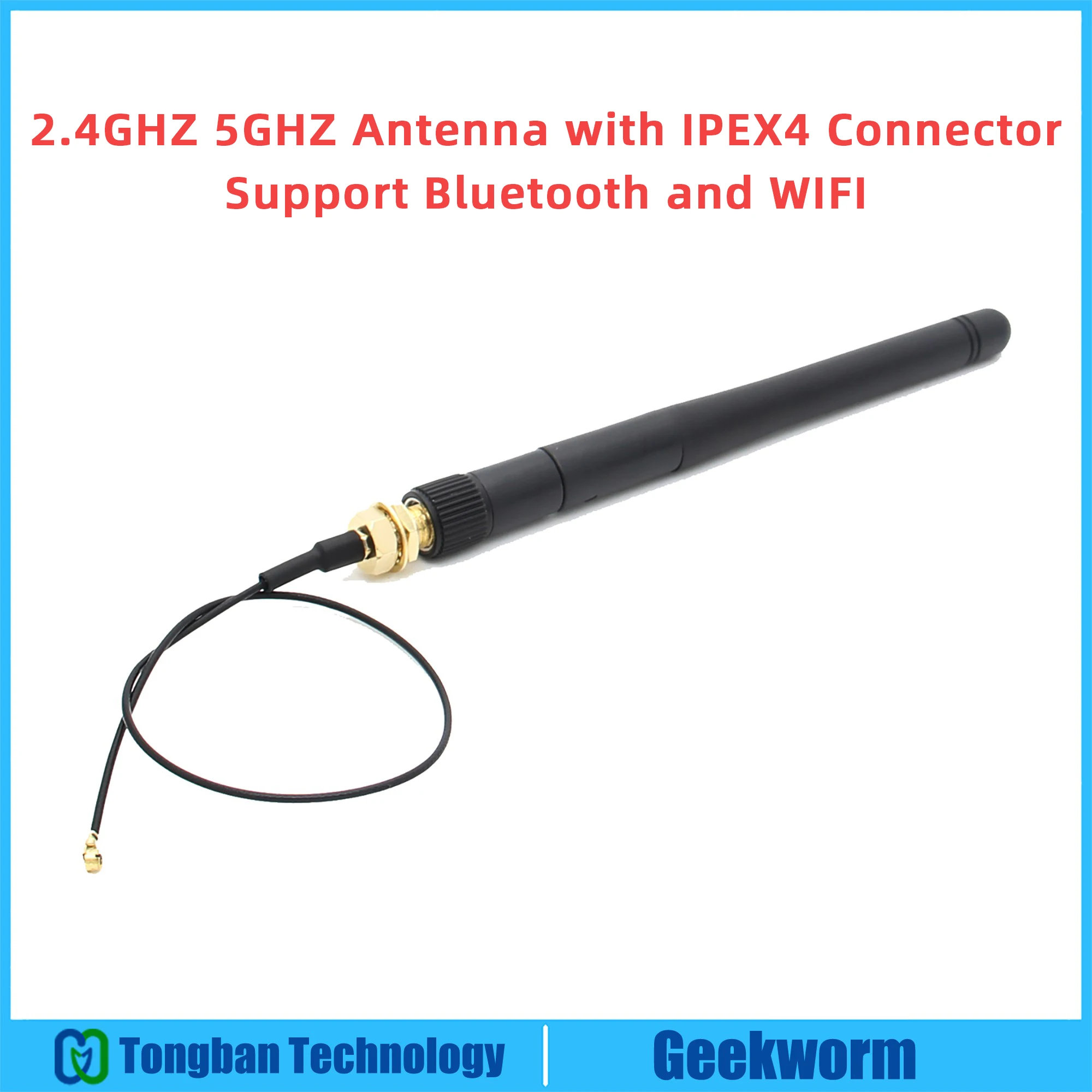 2.4GHz 5GHz Dual Band Antenna 3dBi SMA Ipex4 for Orange Pi 5B