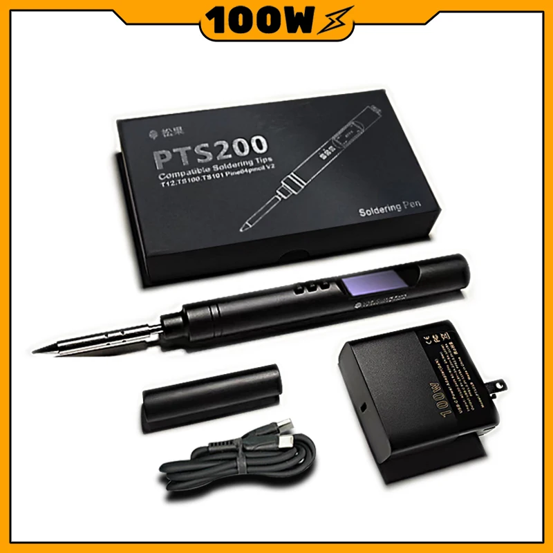PTS200-100W-Electric-Soldering-Iron-Smart-Mini-Portable-Fast-Heating ...