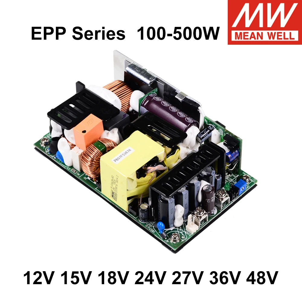 MEAN WELL EPP Series 100-500W AC TO DC 12V 15V 18V 24V 27V 36V 48V 54V ...