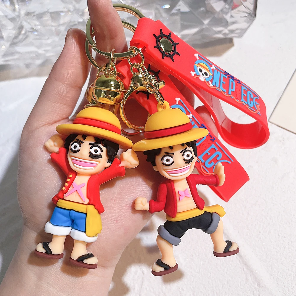 One-Piece-Keychain-Luffy-Sauron-Nami-Chopper-Silicone-Bag-Keyring ...