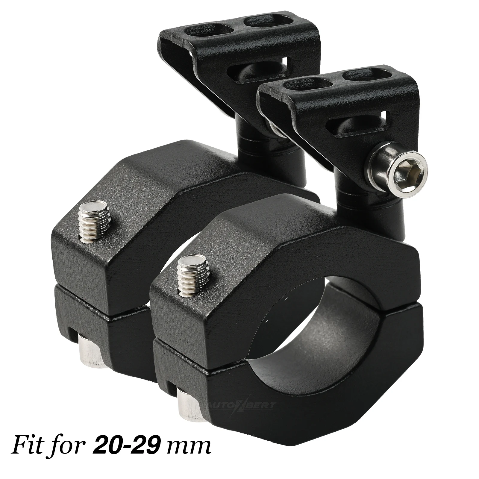 Motorcycle-Motorbike-Fog-Light-Bracket-Adjustable-Headlight-Spotlight ...