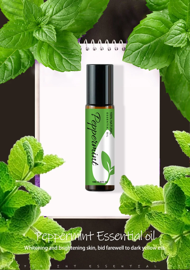 Peppermint Essential Oil Pure and Natural - Peppermint Oil for ...