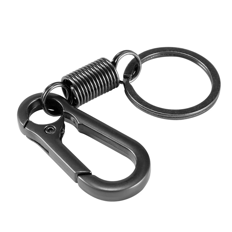 2021New-Spring-Keychain-Climbing-Hook-Keychain-Simple-Strong-Carabiner ...