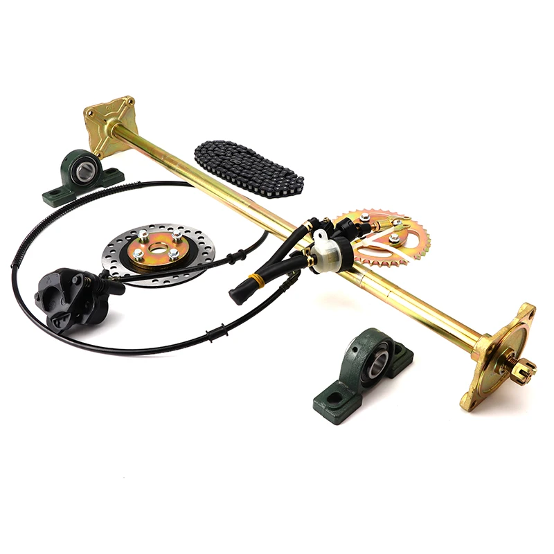 Kit-complet-d-appellation-arri-re-Go-Karts-levier-de-pied-frein-disque ...