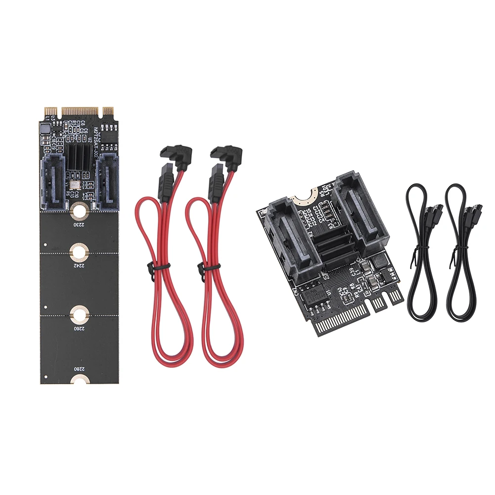 NGFF-M2-NVME-To-SATA3-0-Adapter-6Gbps-Riser-Card-M-2-Key-M-Converter ...