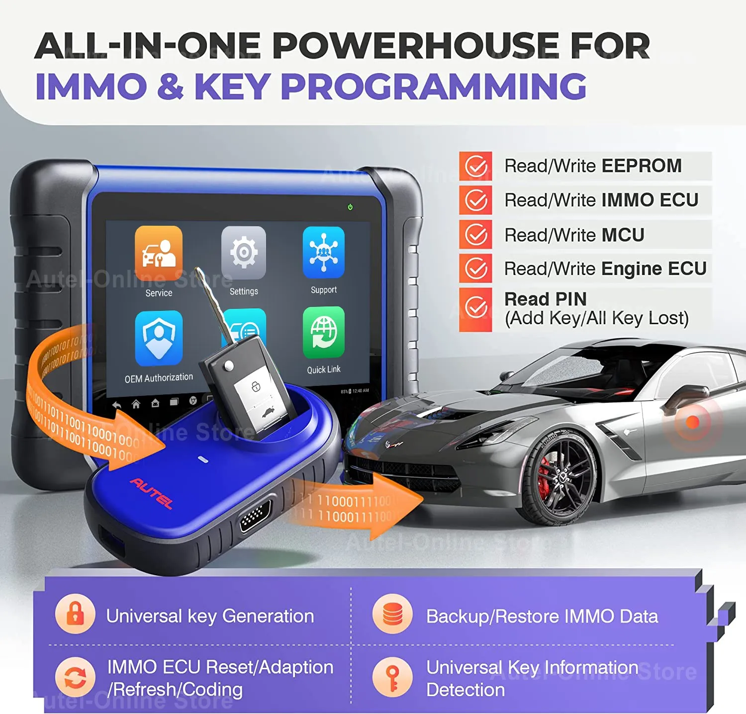 2 Years free update Autel IM508S With APB112 G-BOX2 and Autel Otofix ...