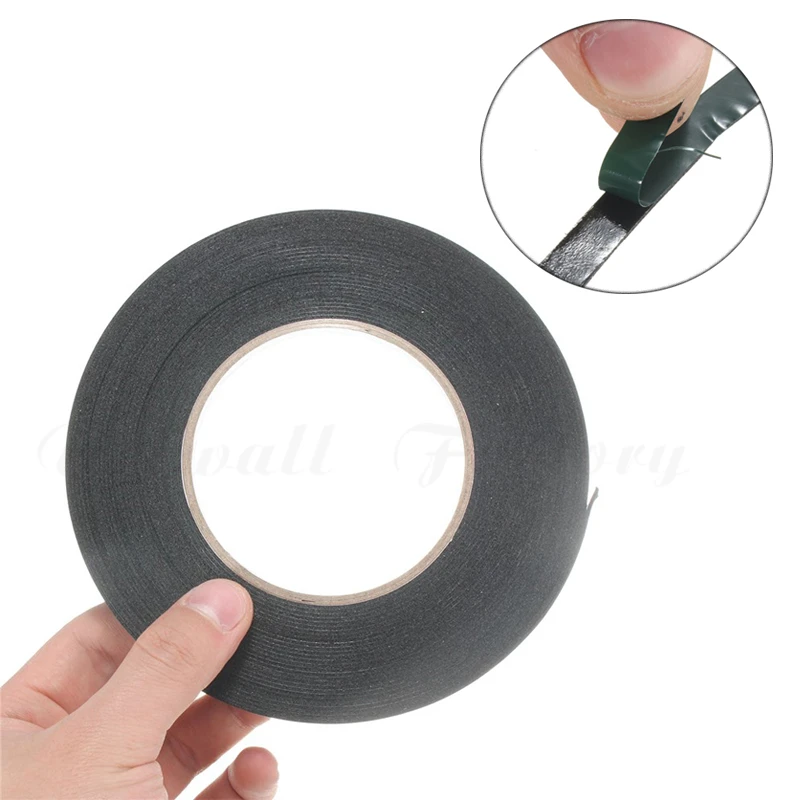 10M-Double-Sided-Tape-Strong-Adhesive-Black-Foam-Tape-6mm-50mm-for-Cell ...