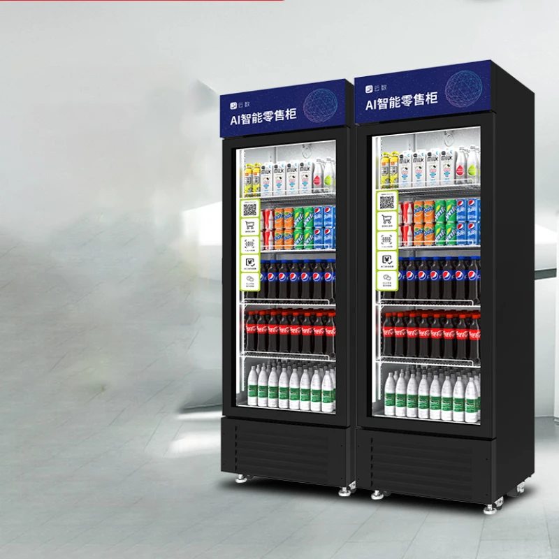Self-Service-Refrigerador-Beverage-Machine-Intelligent-Code-Scan-Self ...