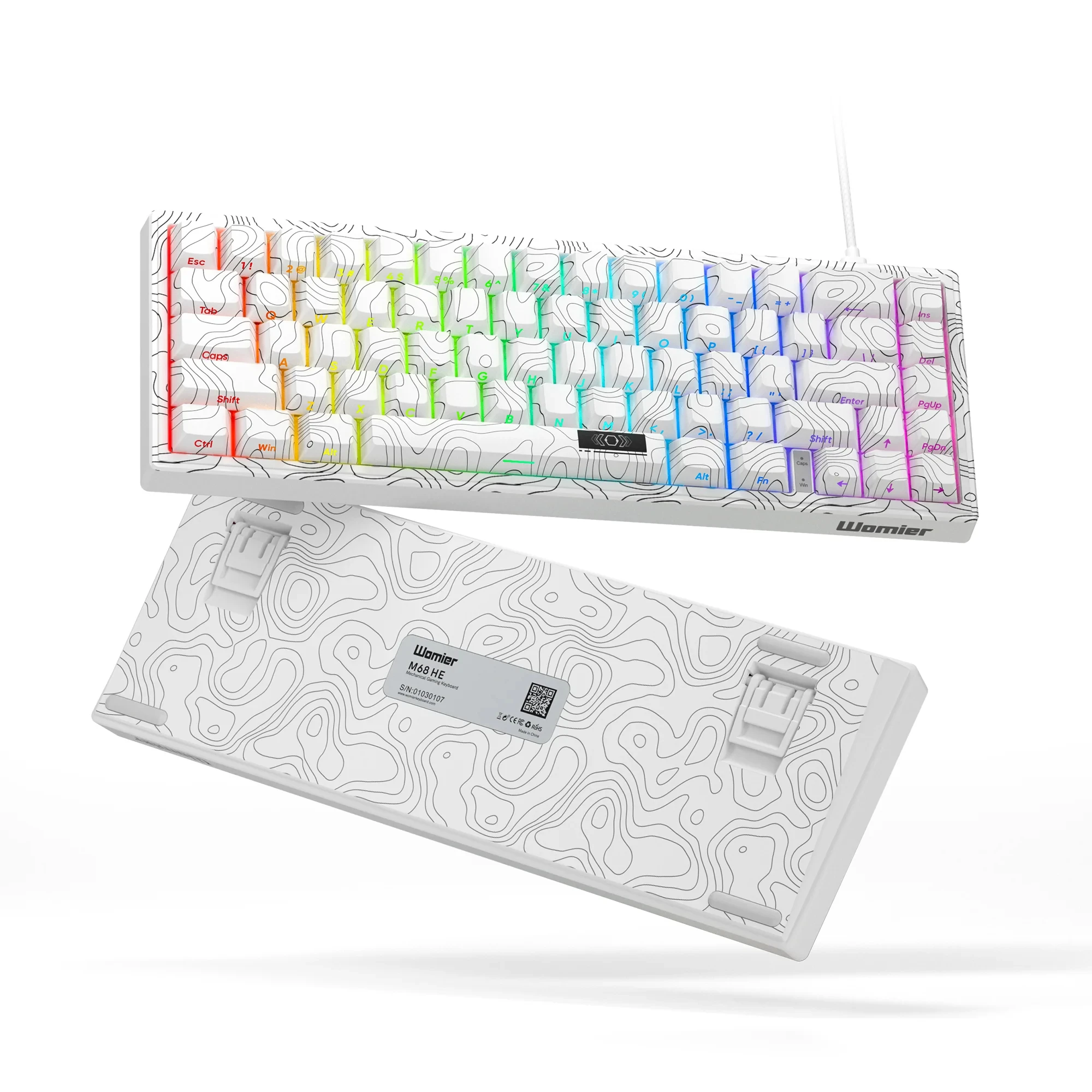 Womier-67-key-Topographic-Rapid-Trigger-Mechanical-Keyboard-with-Pre ...