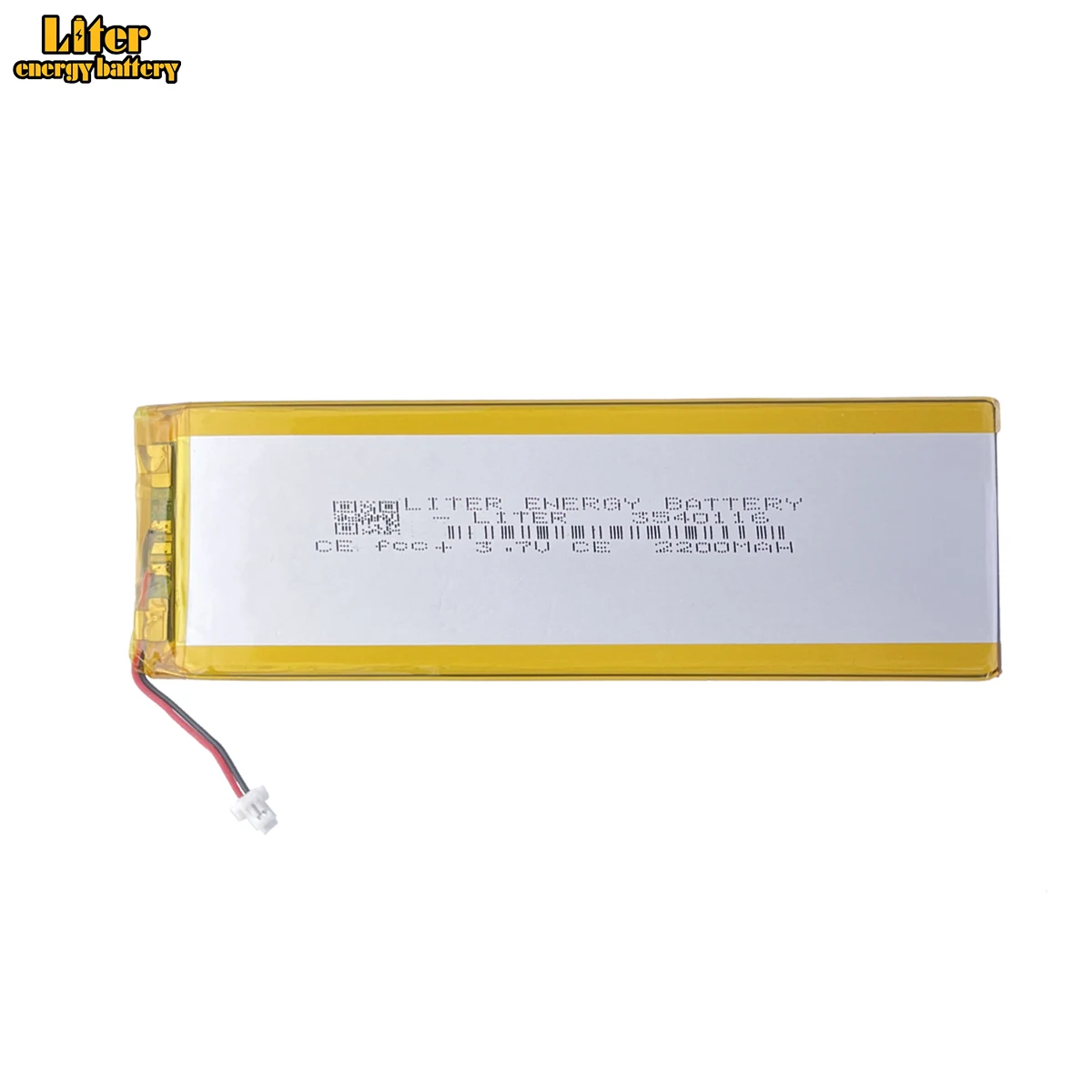 Liter energy battery 3.7V 2200mah 3540116 Lithium Polymer LiPo ...