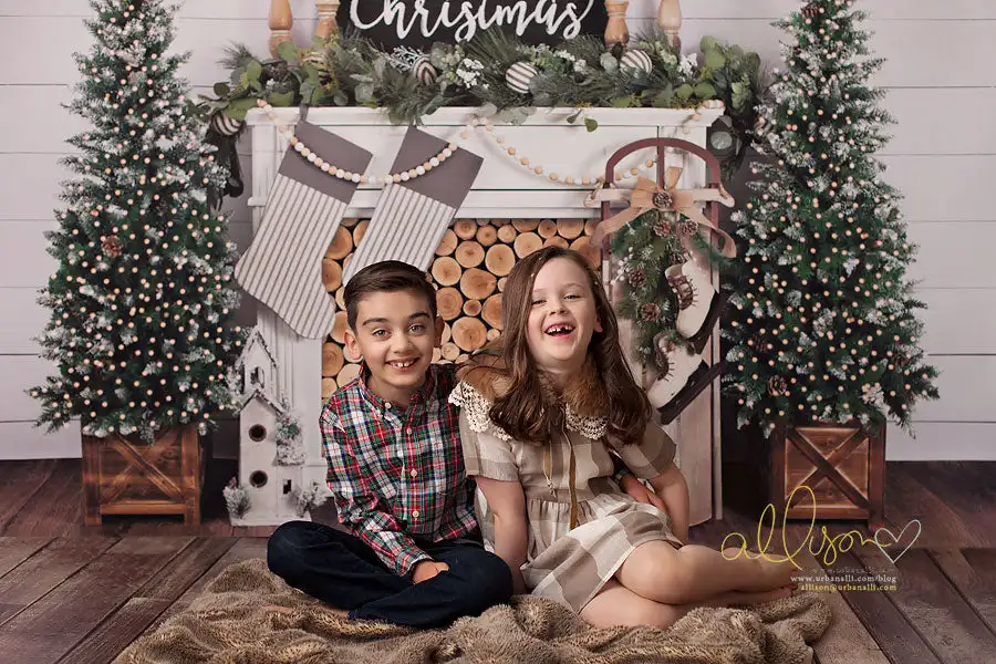 Family Christmas Photography Props