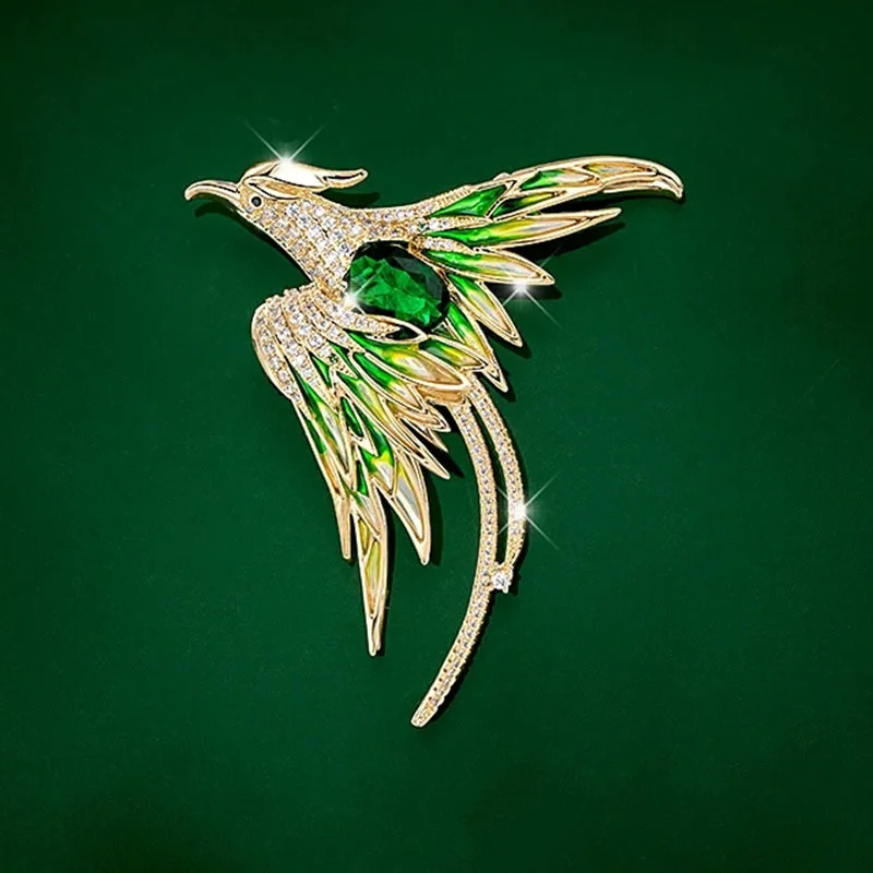 Temperament-Phoenix-Brooch-Exquisite-Rhinestone-Long-Tail-Phoenix ...